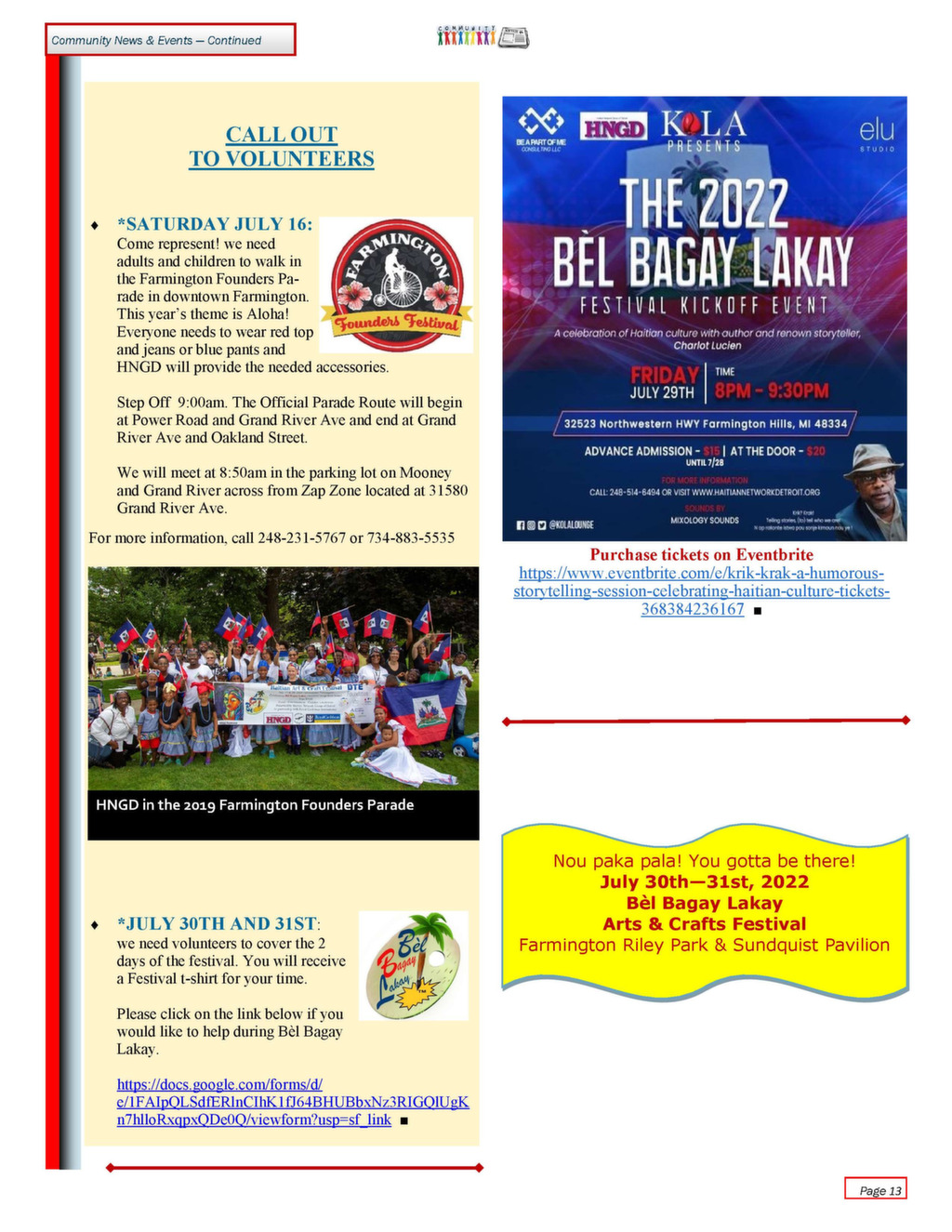 News & Updates – Haitian Network Group of Detroit